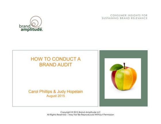 5 Key Benefits of Brand Audit | PDF
