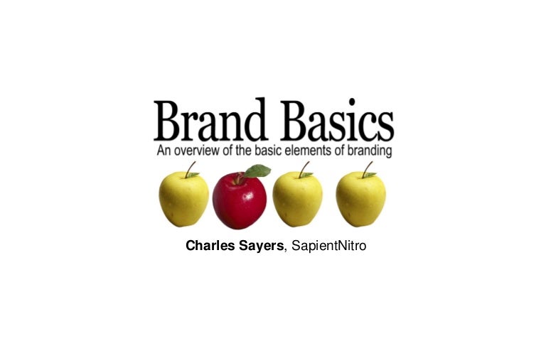 Brand basics