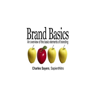 Brand basics | PPT