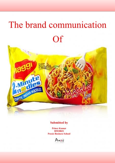 Marketing mix of Nestle Maggi | DOCX | Business | Business and Finance