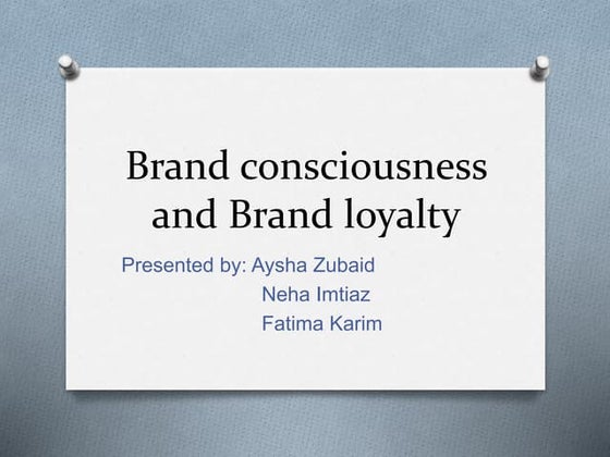19540711 brand-loyalty-synopsis | PDF | Marketing and Advertising ...