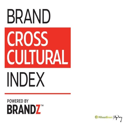 Brand Cross-Cultural Index report dec 2013 | PPTX