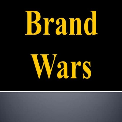 brand wars | PPTX