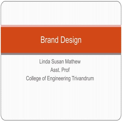 Brand design | PPTX