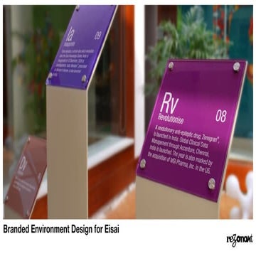 Branded Environment Design for Eisai | PDF