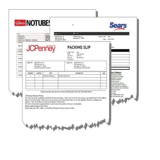 OzLINK Branded Pack Slips - Examples | PPT