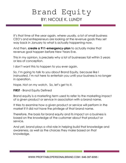 ENTREPRENEURSHIP 12_ Developing a brand name | PPT