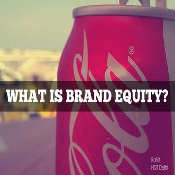 Brand equity | PPT