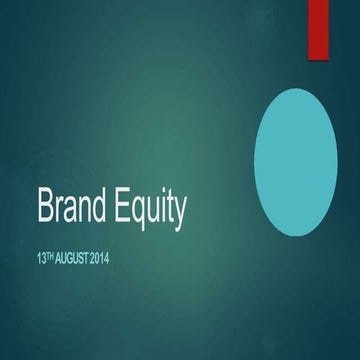 Four steps to build brand equity. | PPTX