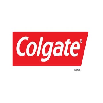 Colgate-Brand equity article | PPTX