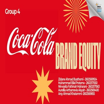 Coca Cola Brand Equity Analysis on Communication | PDF