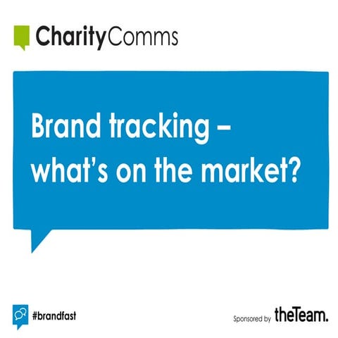 Brand tracking options | Brand evaluation | Brand Breakfast | 4 October ...