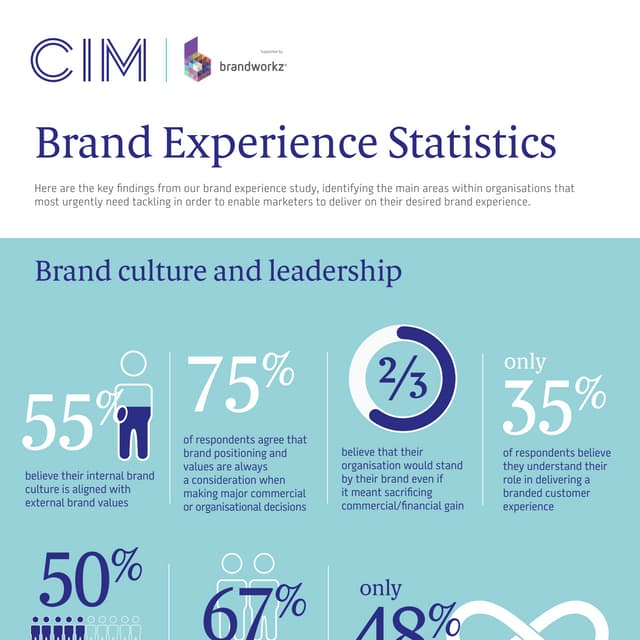 Brand Experience Statistics Infographic | PDF