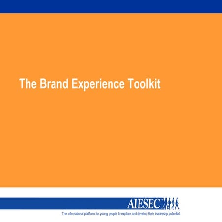 Brand experience toolkit (2010) | PDF