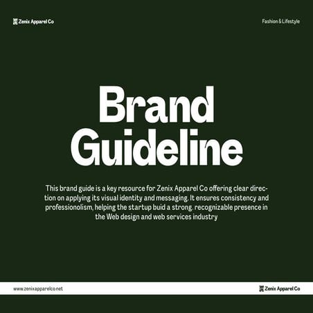 Complete Brand Identity & Style Guidelines | PDF