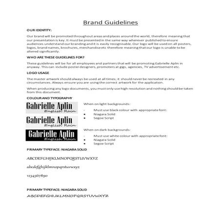 Brand Guidelines | DOCX