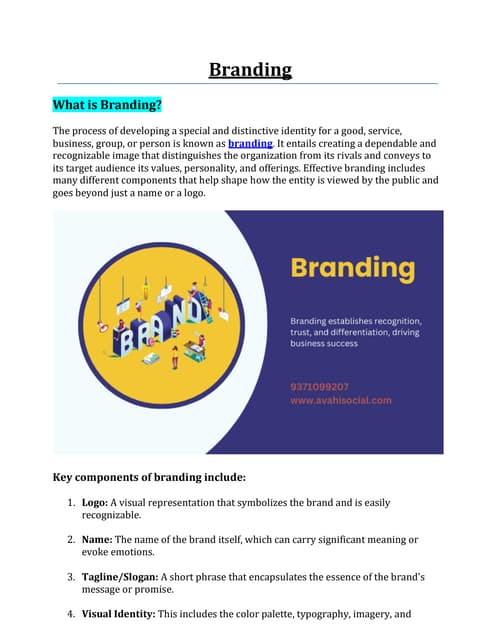 The Power of Branding | PPT