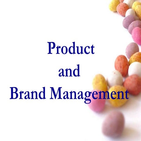 branding lecture notes Product and Brand Management. With introduction ...