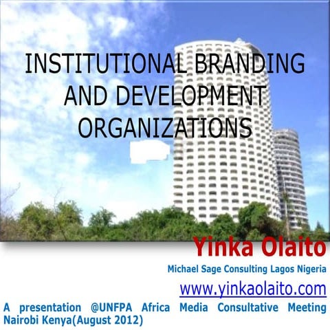 Branding And Development Organization | PPT