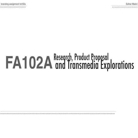 Branding for fa102a | PDF