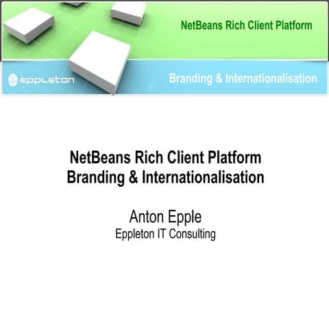 Branding And Internationalization With The Netbeans Platform Ppt 4267
