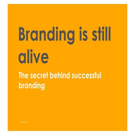 Branding is bonding - about trust and interactions and brand ...