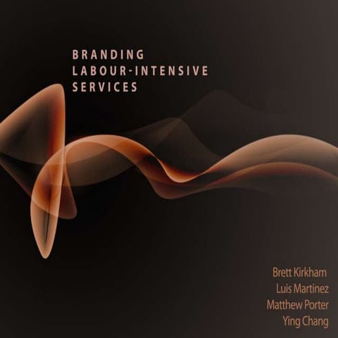 Branding Labour Intensive Services Final | PPTX