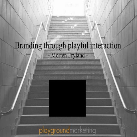 Branding through playful interaction | PPTX