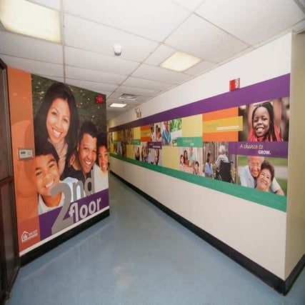 Branding to your internal customers ; wall graphics | PPT