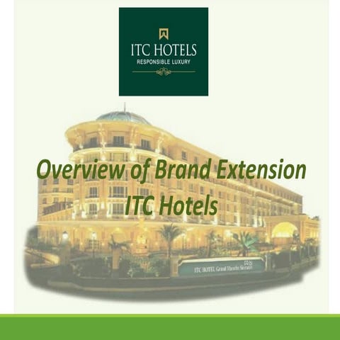 Brand management - Itc hotels | PPTX