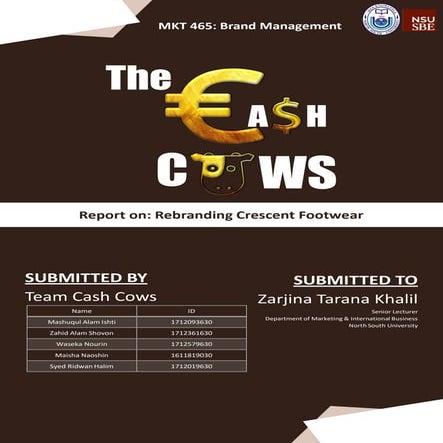 Crescent Brand Rebranding | Cash Cows | PDF