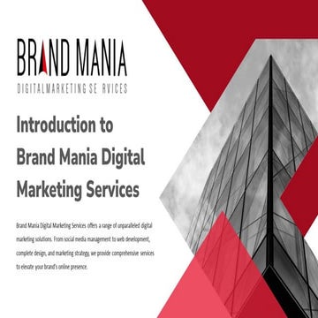 Brand Mania Digital Marketing Agency and Branding | PDF
