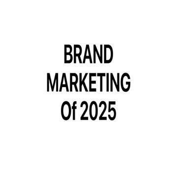 BRAND MARKETING of 2025 - Kolkata Founders Meet | PDF