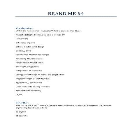 Brand me2 | PDF