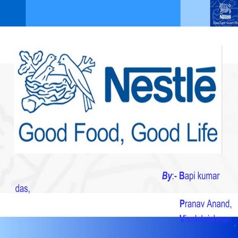 Nestle- Company profile | PPTX