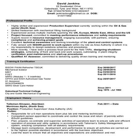 Craig Main CV | DOCX