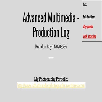 Advanced MultiMedia v2 (20 slides) | PPTX | Photography | Arts and Crafts