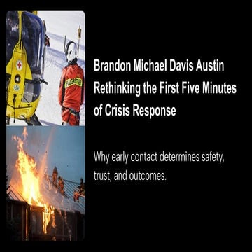 Brandon Michael Davis Austin: Rethinking the First Five Minutes of ...