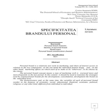 Lambutchi Calin-Claudiu pune la dispoziție materiale despre branding ...