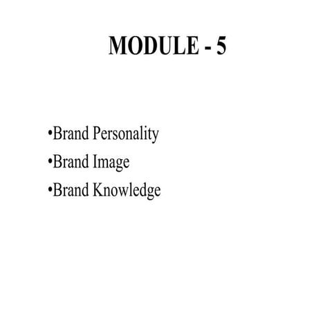 Brand personality | PPTX