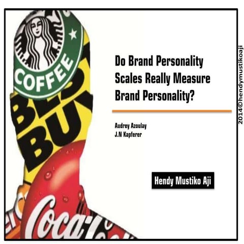 Aaker brand personality | PDF
