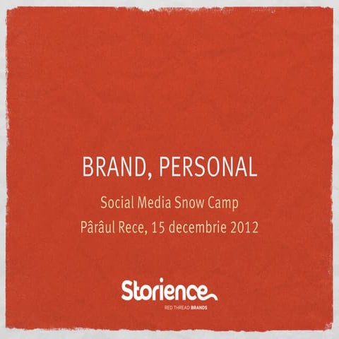 Brand, personal stefan liute | PDF | Advertising Industry | Industries