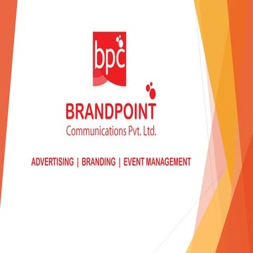 Brandpoint Communications Pvt. Ltd.- Corporate Profile | PDF ...