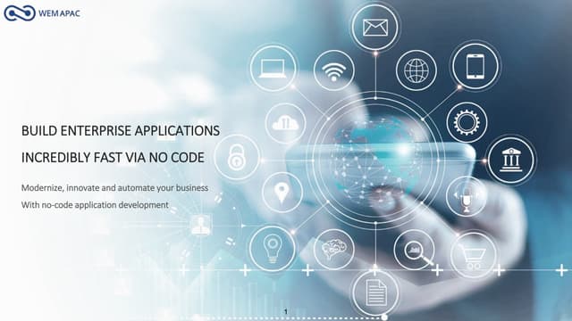 Application Development Without Coding Wem Apac Ppt 7019