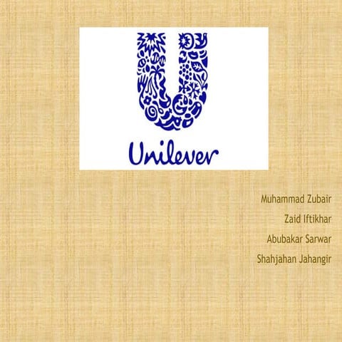 Brand Extension of Unilever | PPT
