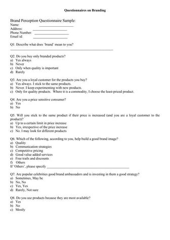 Apps questionnaire | PDF
