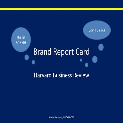 Brand report card | PPTX