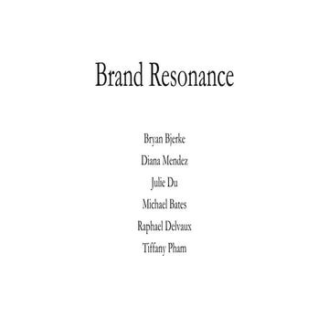 Brand resonance2 | PPTX