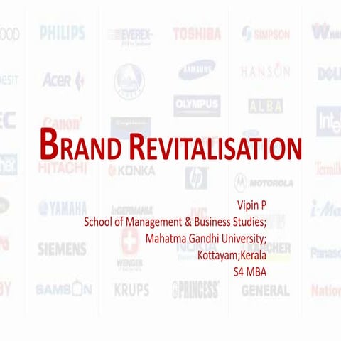 Brand revitalisation brand management | PPTX