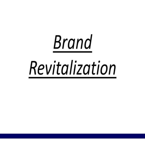 Brand Revitalization | PDF